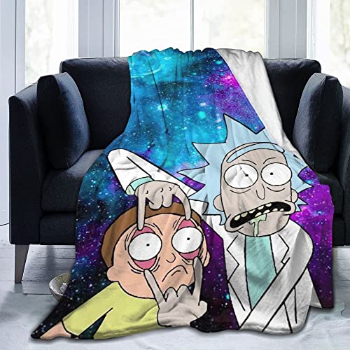 Cartoon Ultra-Soft Flannel Blanket Throw Lightweight Microfiber Plush Bed Couch Living Room/Bedroom Travel Blanket All Season50 x40