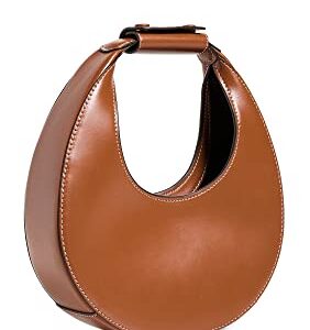 STAUD Women's Mini Moon Bag, Tan, One Size