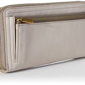 Fossil womens Logan Rfid Around Wallet Zip Clutch, Graystone, One Size US