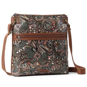 Sakroots Flat Crossbody, Sienna Spirit Desert