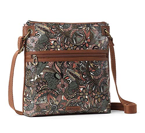 Sakroots Flat Crossbody, Sienna Spirit Desert