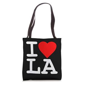 i love la los angeles tote bag