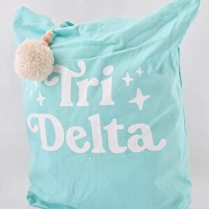 Sorority Shop Delta Delta Delta Retro Pom Pom Tote Bag