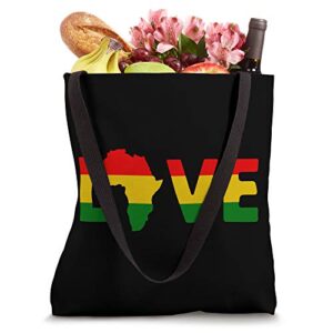 Love Black History Tote Bag