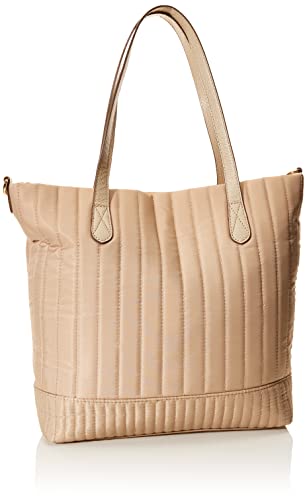 Anne Klein Quilted Nylon Medium Tote, Sandstone