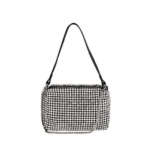 eiyye crystal rhinestone crossbody bag women’s evening bag rhinestone black shoulder bag for party wedding handbags