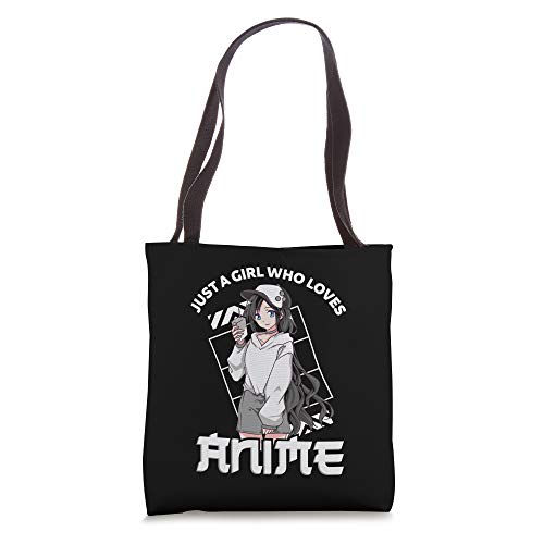 Anime Girl Just A Girl Who Loves Anime Tote Bag