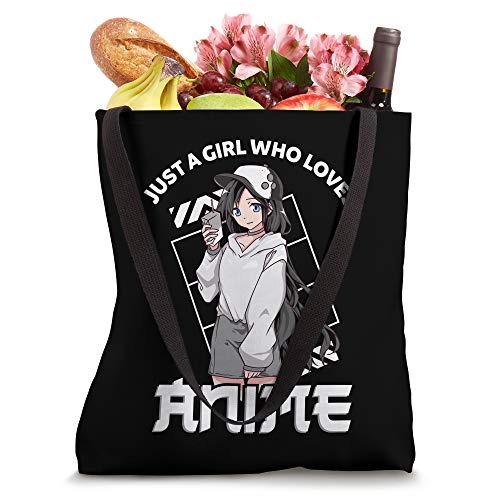 Anime Girl Just A Girl Who Loves Anime Tote Bag