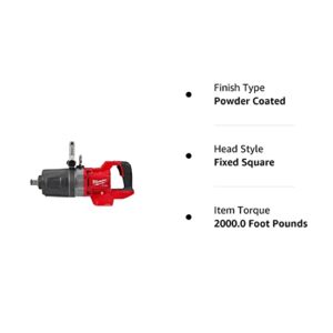 Milwaukee 2868-20 M18 FUEL 1 in. D-Handle High Torque Impact Wrench TOOL ONLY