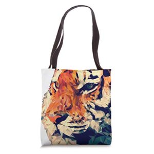 tiger tote bag