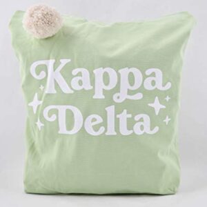 Sorority Shop Kappa Delta Retro Pom Pom Tote Bag