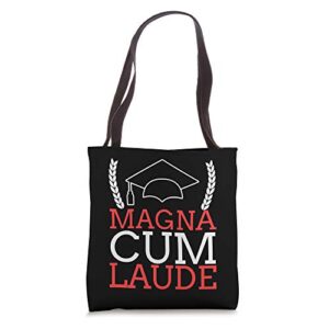 magna cum laude graduation gift college honors masters tote bag