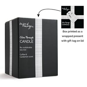 Sorry for Your Loss Gifts Sympathy Candle - “Feathers Appear When Angels are Near” Memorial Candles for Deceased - Loss of Loved One Message Glows Through from Inside Holder. Remembrance, 8oz