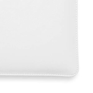 KATIE LOXTON Be-You-Tiful Womens Vegan Leather Secret Message Pouch Clutch White