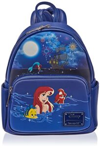 loungefly disney the little mermaid ariel womens double strap shoulder bag purse