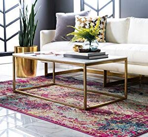 Rugs.com El Paso Collection Rug – 9'x12' Multi Medium Rug Perfect for Living Rooms,Large Dining Rooms,Open Floorplans,Multicolor