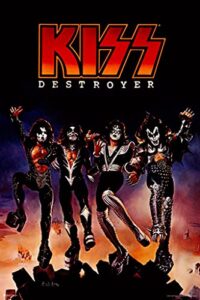 kiss destroyer poster album cover vinyl kiss poster kiss band merchandise kiss collectibles kiss memorabilia heavy metal music merch 1970s retro vintage makeup cool wall decor art print poster 24×36