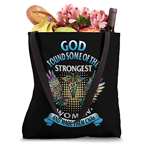 CNA Nurses Week Nursing School Strongest Women Mothers Day Tote Bag