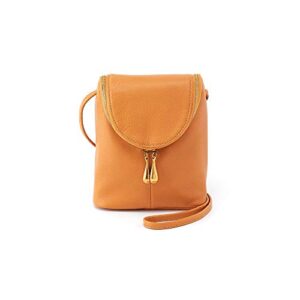 hobo women’s leather fern crossbody bag (butterscotch)