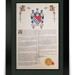 Mr Sweets Maurais Coat of Arms, Crest & History 11x17 Print - Name Meaning, Genealogy, Family Tree Aid, Ancestry, Ancestors, Namesakes - Surname Origin: French France