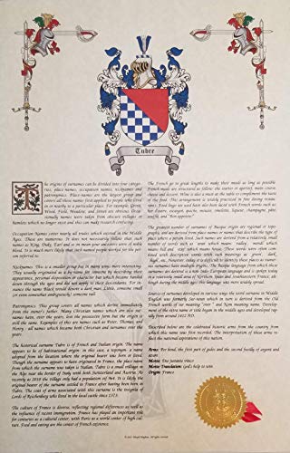 Mr Sweets Maurais Coat of Arms, Crest & History 11x17 Print - Name Meaning, Genealogy, Family Tree Aid, Ancestry, Ancestors, Namesakes - Surname Origin: French France