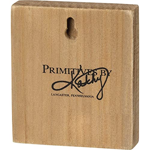 Primitives by Kathy Block Sign-Park The Camper, 3.5x4 inches, Multicolor