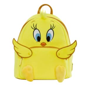 loungefly looney tunes tweety plush womens double strap shoulder bag purse