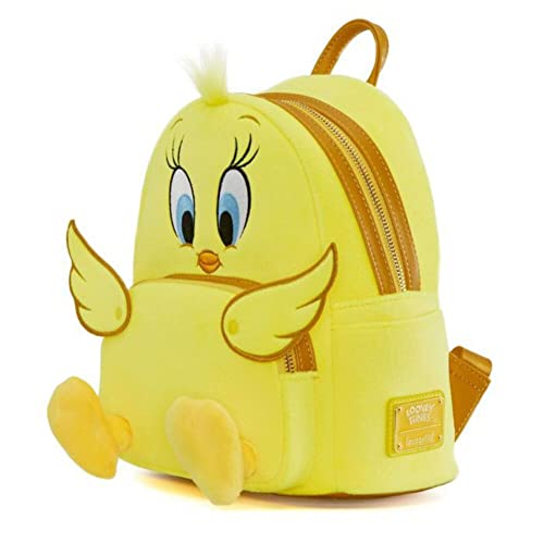 Loungefly Looney Tunes Tweety Plush Womens Double Strap Shoulder Bag Purse