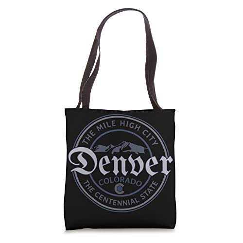 Denver Colorado Rocky Mountains Mile High City Souvenir Gift Tote Bag