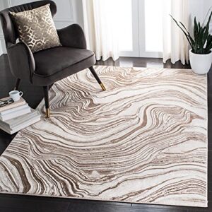 safavieh meadow collection 8′ x 10′ beige/brown mdw564b modern abstract area rug