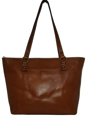 Patricia Nash Veg Tan Alessano Leather Tote - Tan