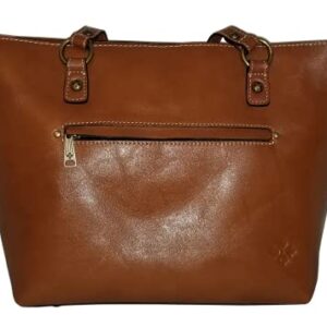 Patricia Nash Veg Tan Alessano Leather Tote - Tan