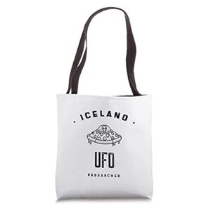 Iceland UFO Researcher Tote Bag