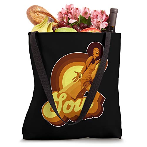 70s Funk Afro Soul Tote Bag