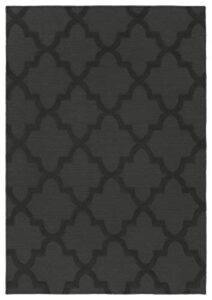 garland rug quatro 6 ft. x 9 ft. area rug cinder gray