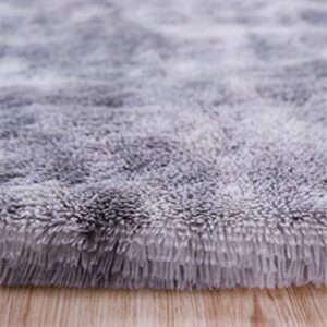 Rainlin Shaggy 3x5 Area Rug Modern Indoor Plush Fluffy Rugs, Extra Soft Comfy Carpets, Cute Cozy Area Rugs for Bedroom Living Room Girls Boys Kids, Grey