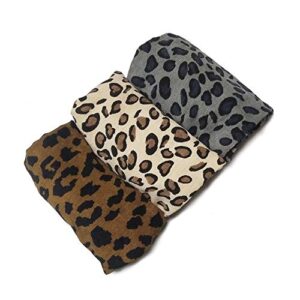 Leopard Tote Bag With Zipper Cheetah Gifts For Women Fuzzy Tote Bags For Beach