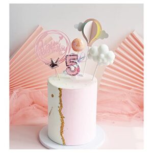 Birthday Candles Number 1,Pink Glitter Happy Birthday Cake Candles Handmade Sequin Numeral Candle