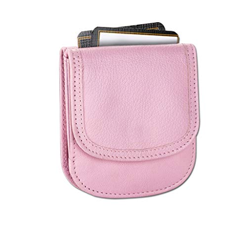 Taxi Wallet - Soft Leather, Ballet Slipper Pink – A Simple, Compact, Front Pocket, Folding Wallet, that holds Cards, Coins, Bills, ID – for Men & Women