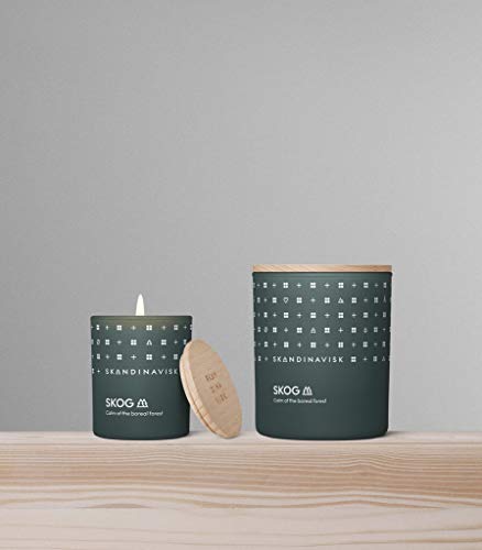 Skandinavisk Skog 'Forest' Scented Candle. Fragrance Notes: Pine Needles and Fir Cones, Birch Sap and Lily of The Valley. 7.0 oz.