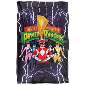 Power Rangers Lighting Rangers Silky Touch Super Soft Throw Blanket 36" x 58"