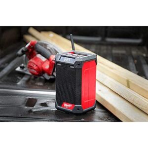 Milwaukee 2951-20 M12 Lithium-Ion Cordless Jobsite Radio/Bluetooth Speaker with Built-In Charger (Tool Only)