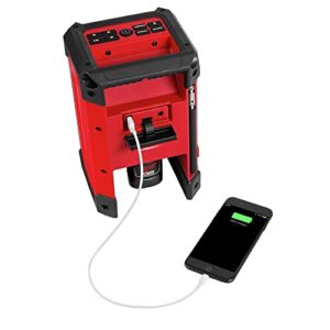 Milwaukee 2951-20 M12 Lithium-Ion Cordless Jobsite Radio/Bluetooth Speaker with Built-In Charger (Tool Only)