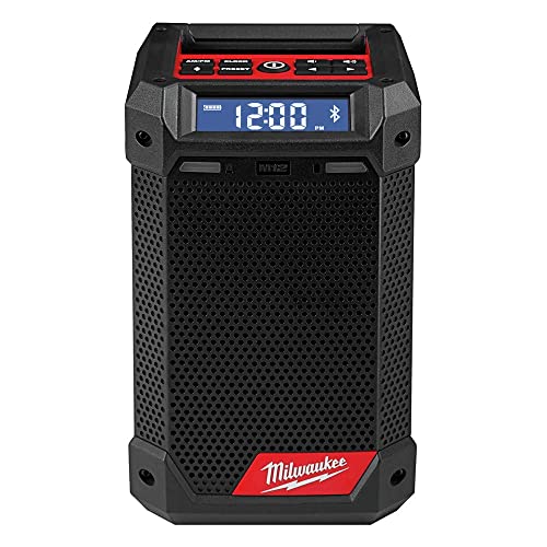 Milwaukee 2951-20 M12 Lithium-Ion Cordless Jobsite Radio/Bluetooth Speaker with Built-In Charger (Tool Only)