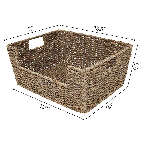 StorageWorks Hand Woven Baskets Set