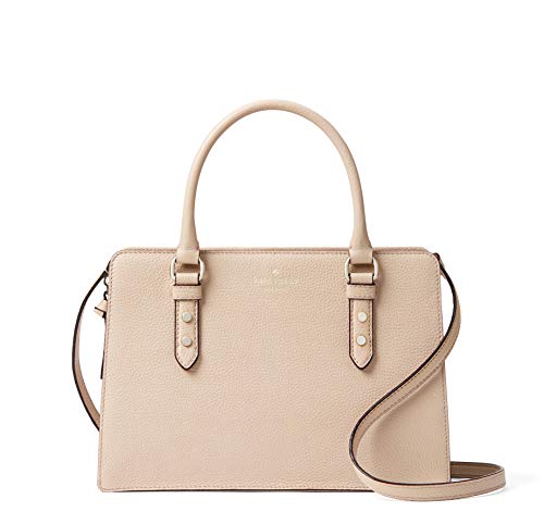 Kate Spade Lise Mulberry Street Leather Crossbody Bag Purse Handbag style # wkru4002 (warm beige)