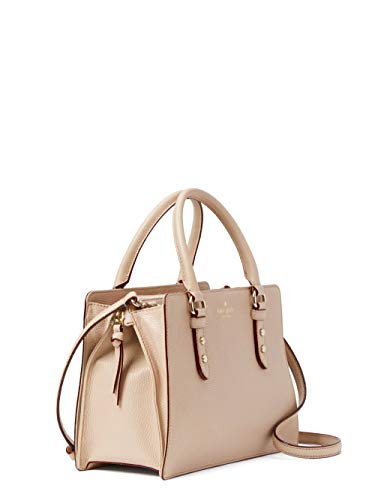 Kate Spade Lise Mulberry Street Leather Crossbody Bag Purse Handbag style # wkru4002 (warm beige)