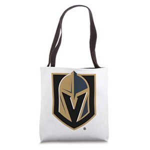 nhl vegas golden knights team logo beach tote bag