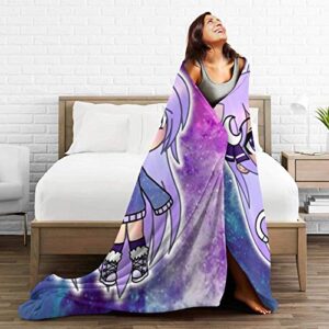 Kefeng Ga-cha Li-fe Cartoon All Season Blanket Ultra Soft Throw Blanket Flannel Fleece, Warm Fuzzy Blanket Plush Sheet for Kid Bed Couch Chair Living Room 50"X40"