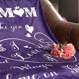 to My Mom Mothers Day Blanket Gifts Mothers Day from Daughter Son for Mother Throw Blanket Presents Regalos para Mama Dia De Las Madres Christmas Blanket Gifts 60''*80''